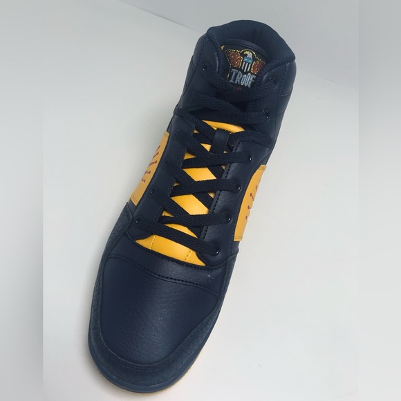 TROOP | Shoes | Mens Troop Destroyer Navy Mustard Yellow Hightop ...